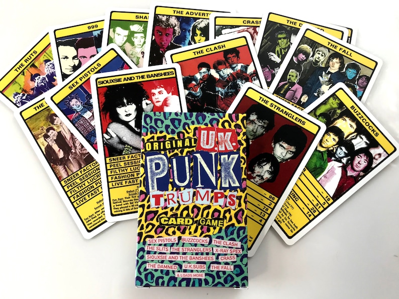 UK PUNK 'trumps' Card Game - Etsy