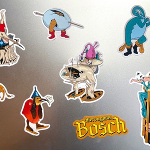 HIERONYMUS BOSCH A5 Vinyl Sticker Sheet - Etsy