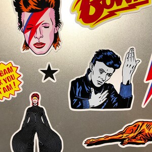 DAVID BOWIE A5 Vinyl Sticker Sheet - Etsy