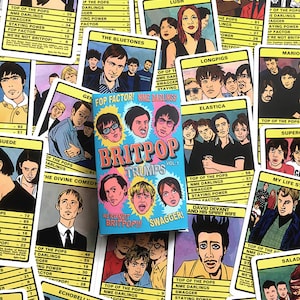 BRITPOP TRUMPS Card Game Vol.1 (30 Britpop Bands Inc. Blur, Oasis ...