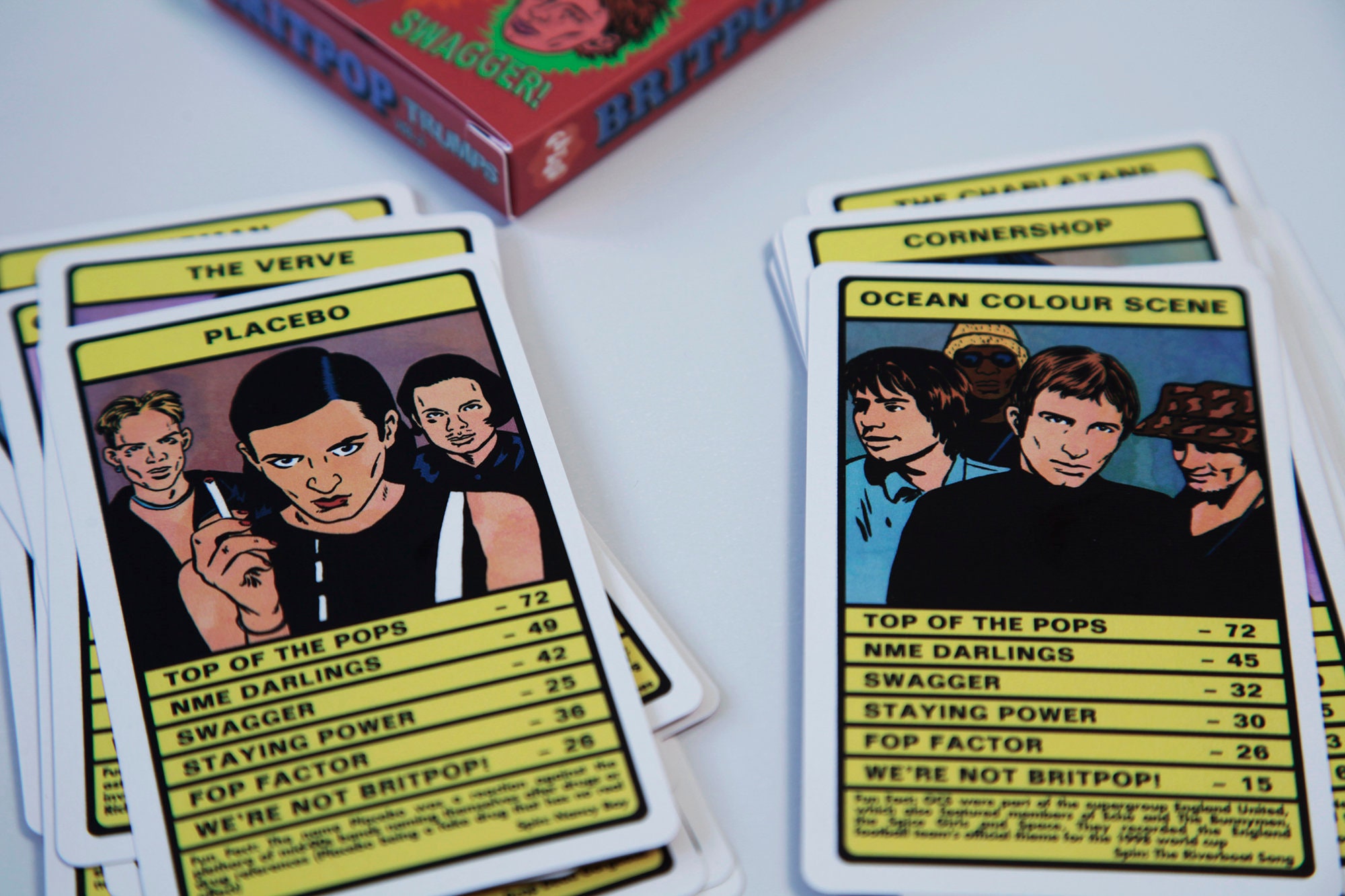 BRITPOP TRUMPS Card Game Vol.2 30 britpop bands inc. Shed | Etsy