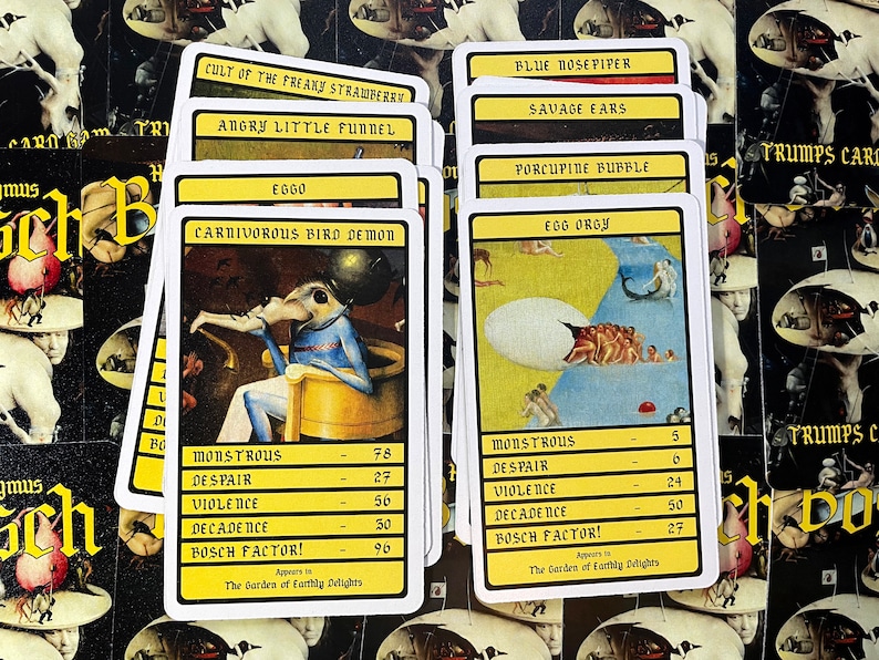 HIERONYMUS BOSCH - Trumps Card Game - Etsy