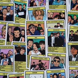 BRITPOP TRUMPS Card Game Vol.2 (30 Britpop Bands Inc. Shed Seven ...