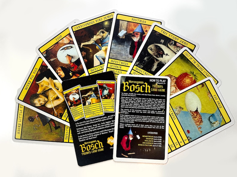 HIERONYMUS BOSCH - Trumps Card Game - Etsy