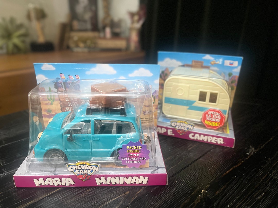 The Chevron Cars "maria Minivan & Hap E. Camper" Toy Car Collectibles ...