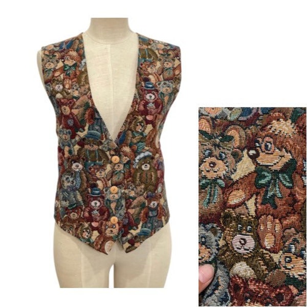 Teddy Bear Vest - Etsy