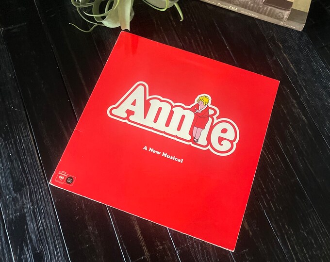 1977 Original Cast Annie A New Musical Vinyl Record & Souvenir Program ...