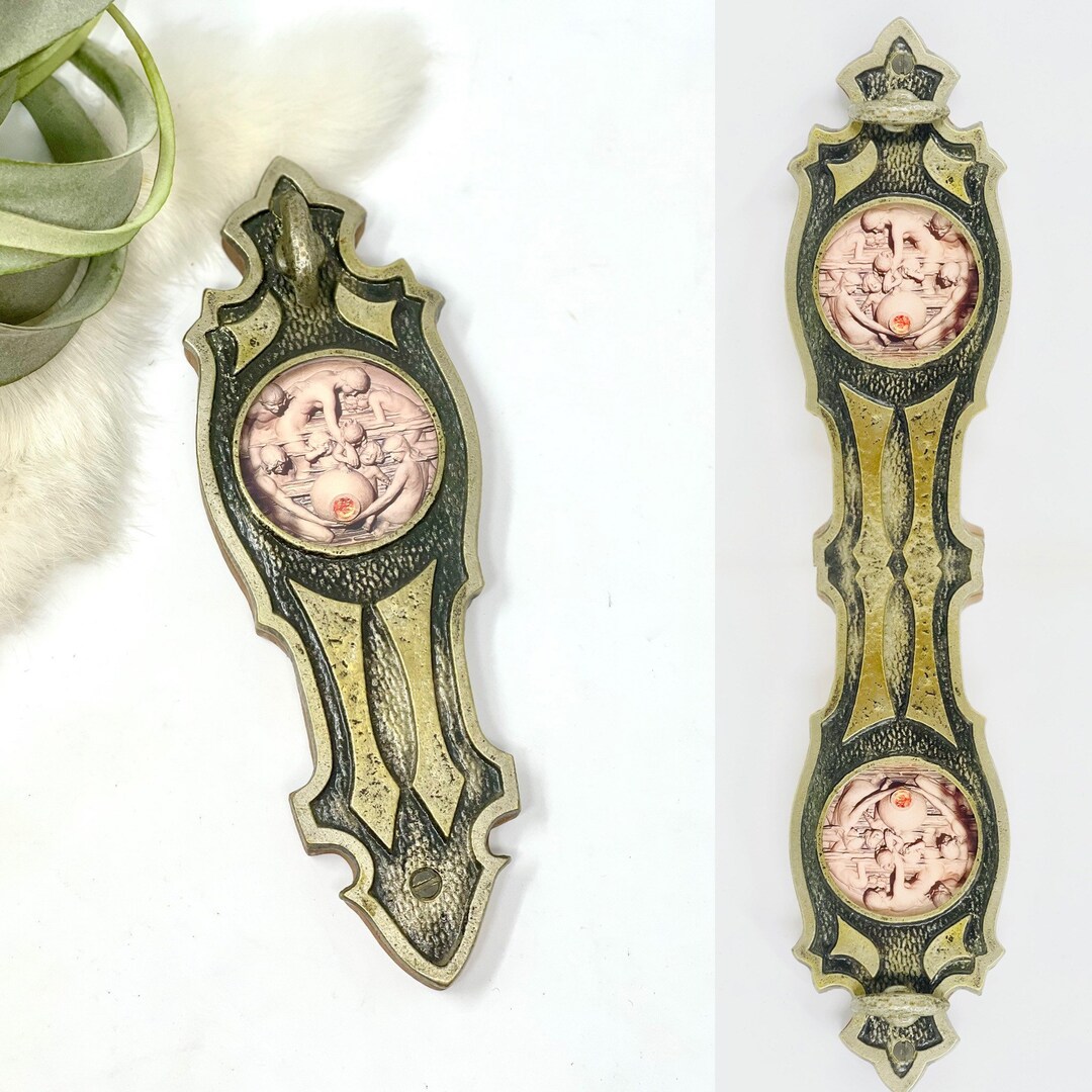 Antique Upcycled Door Knob Picture Frame Wall Hanging - Etsy