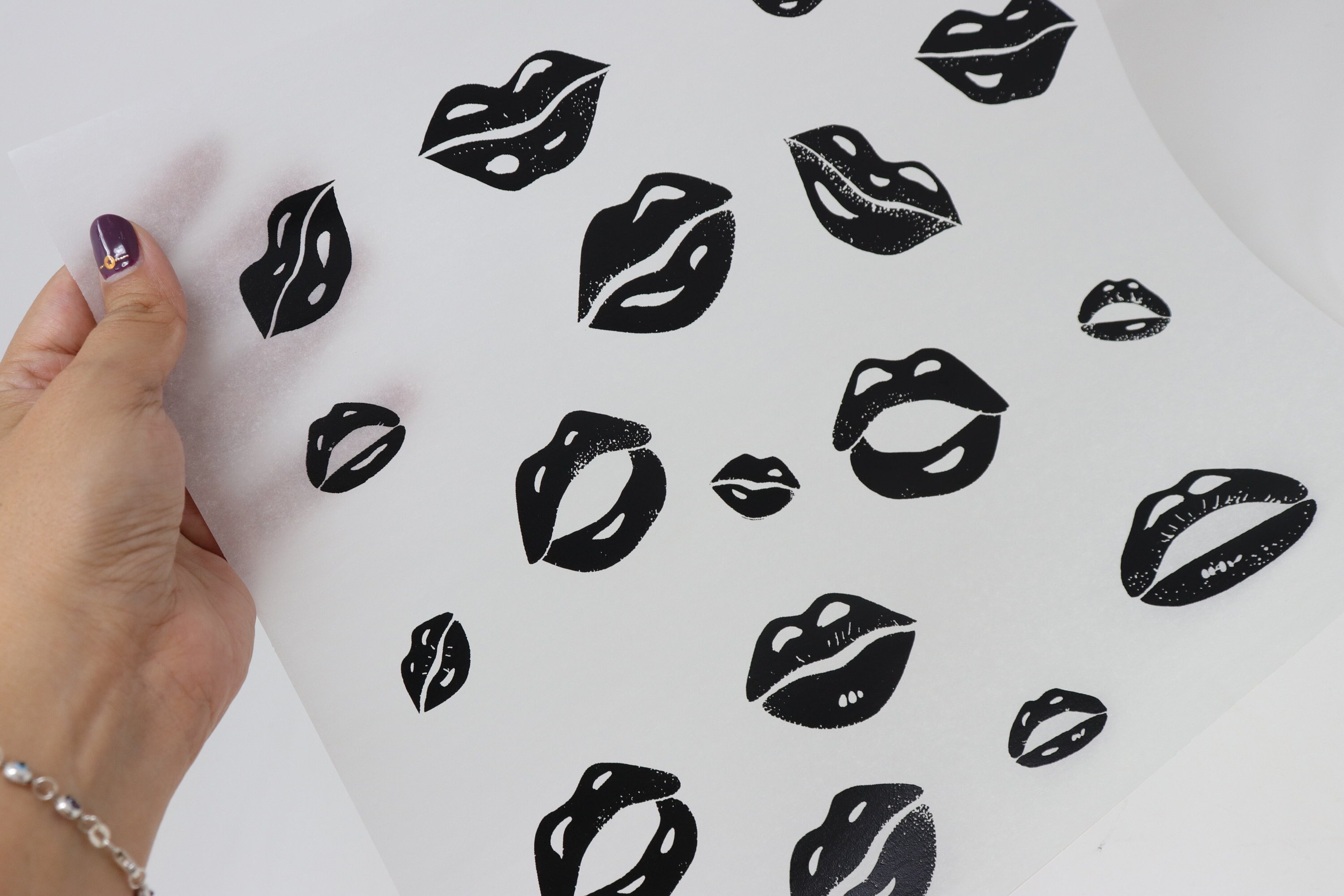 Vintage Lips Heat Transfer XL / Luscious Lips Iron on / - Etsy