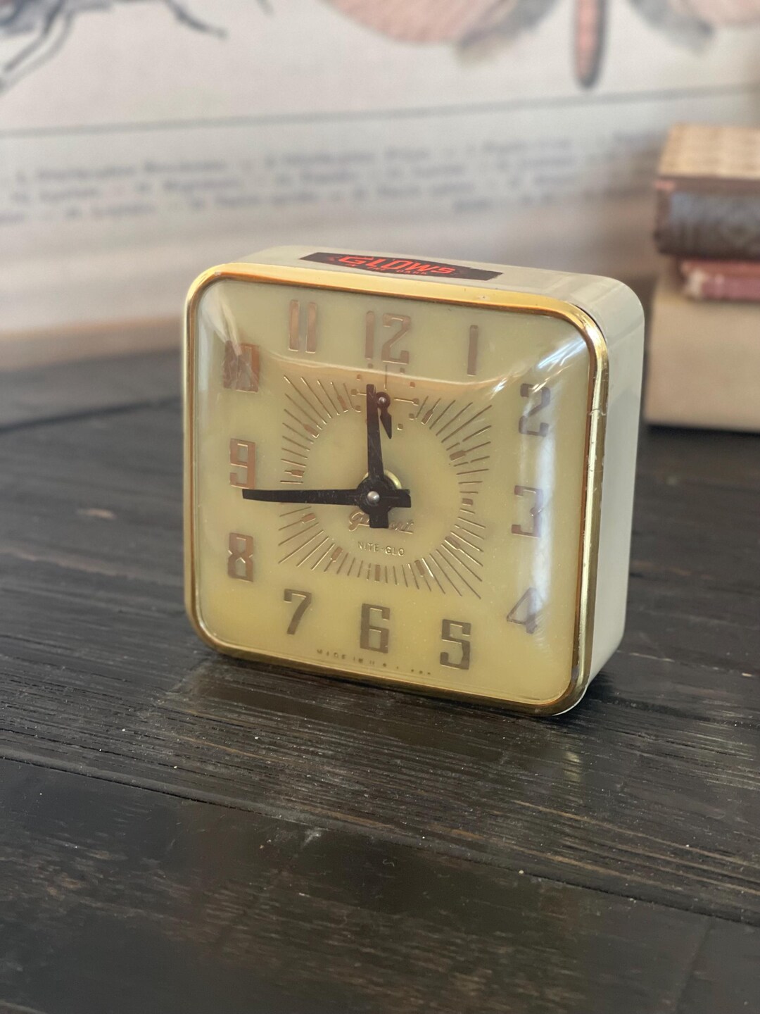 Vintage Gilbert Nite Glo Wind up Alarm Clock (non-working) / William ...