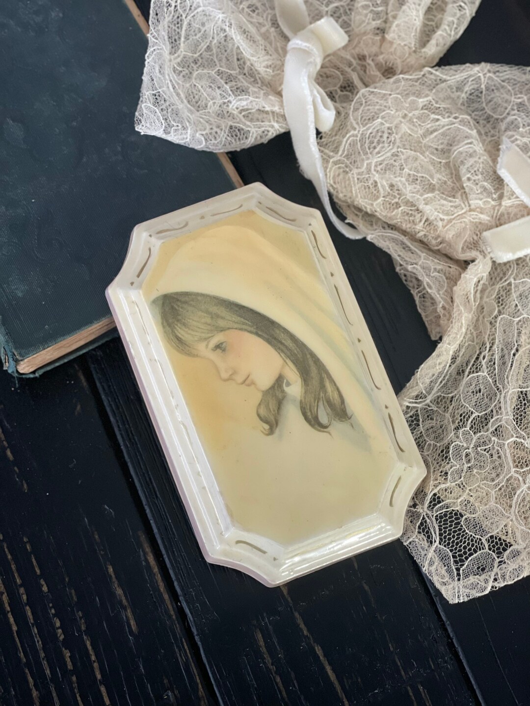 Vintage First Communion Hanging Wall Art - Etsy