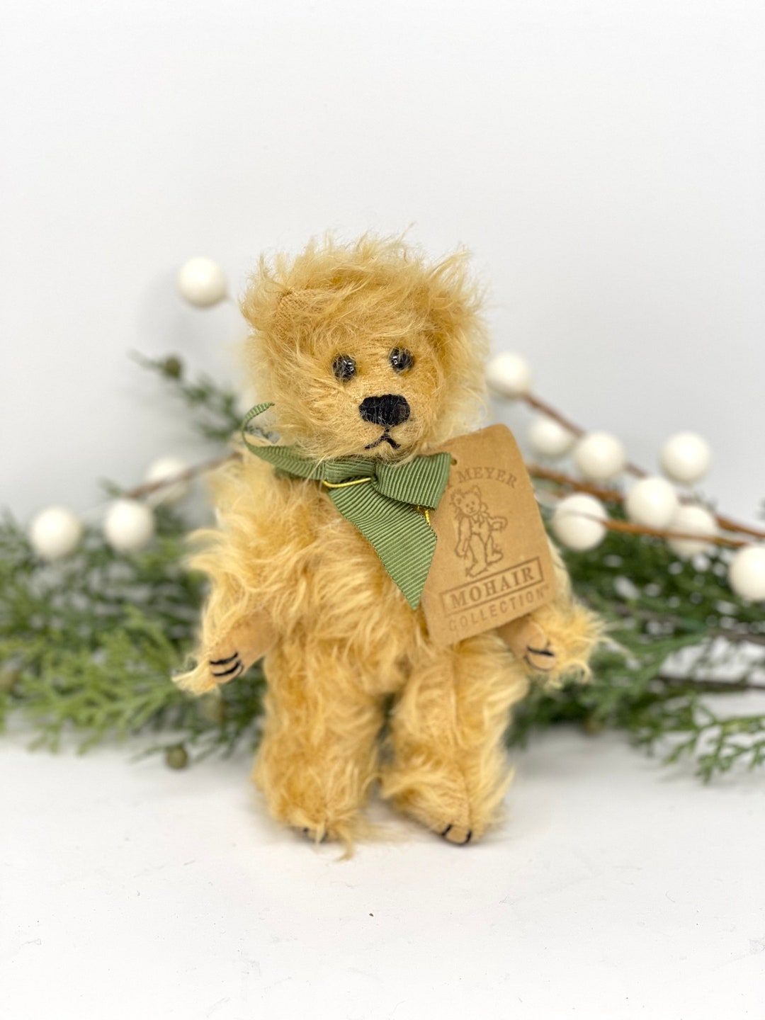 Mohair Teddy Bear Mary Meyer 1995 / 6" Stuffed & Jointed Brown Bear by ...