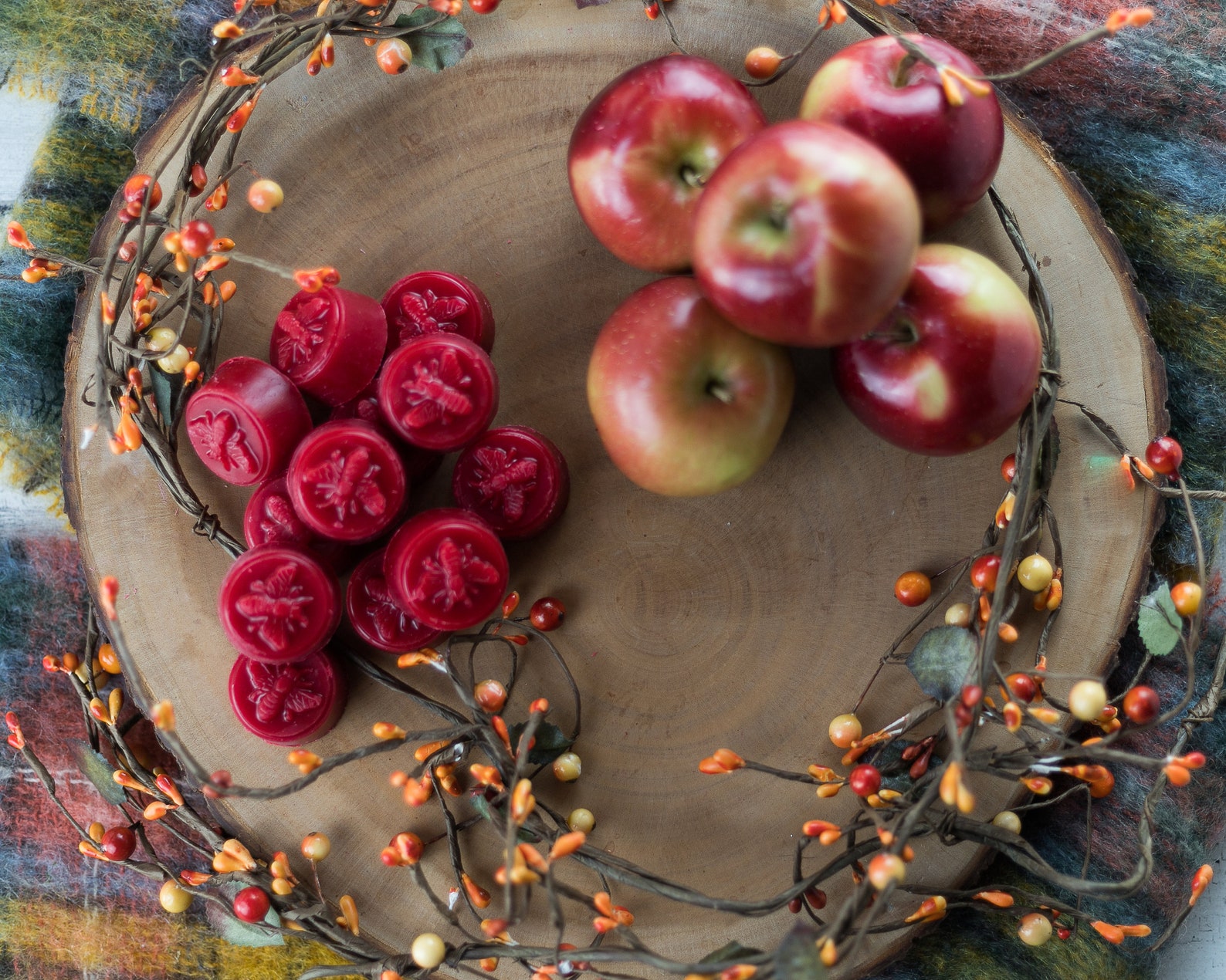 6 Piece Harvest Apple Candle Melts | Apple Candle Melts | Wedding ...
