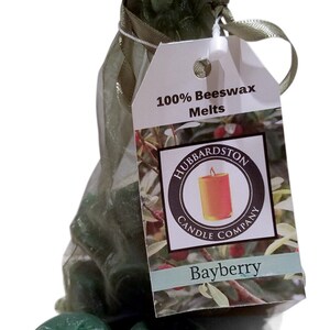 6 Piece Bayberry Scented Beeswax Melts Hand Poured by Hubbardston ...