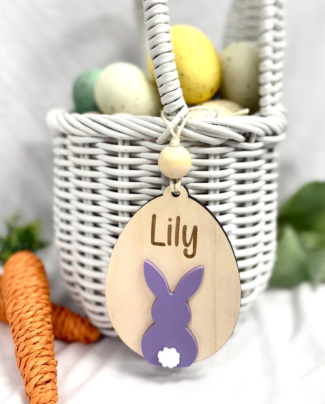 Personalized Easter Basket Name Tag, Personalized Easter Gift Tag ...