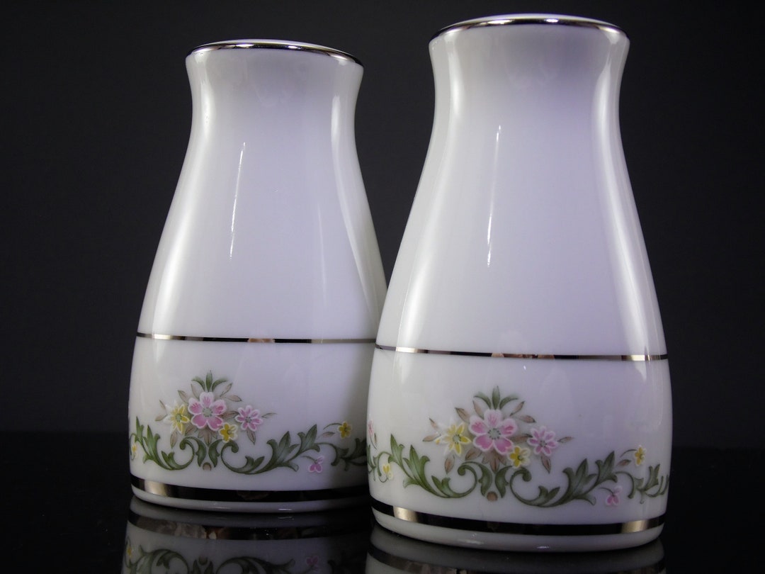 Vintage Japanese Noritake "early Spring" 2362 Platinum Trim Floral ...