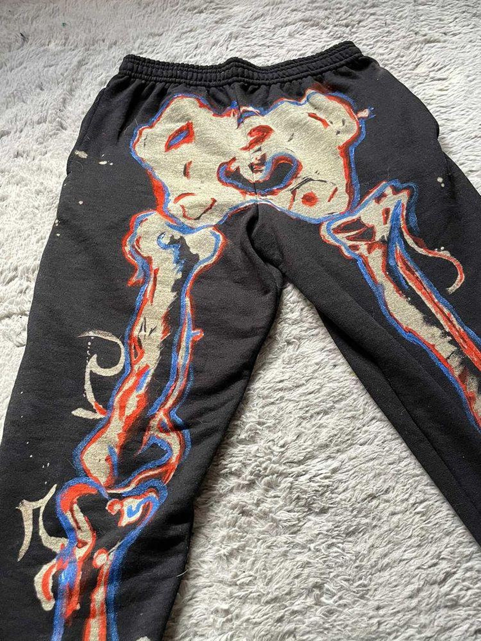 Skeleton Sweat Pants - Etsy
