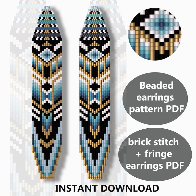 2 Drop Peyote Stitch - Etsy