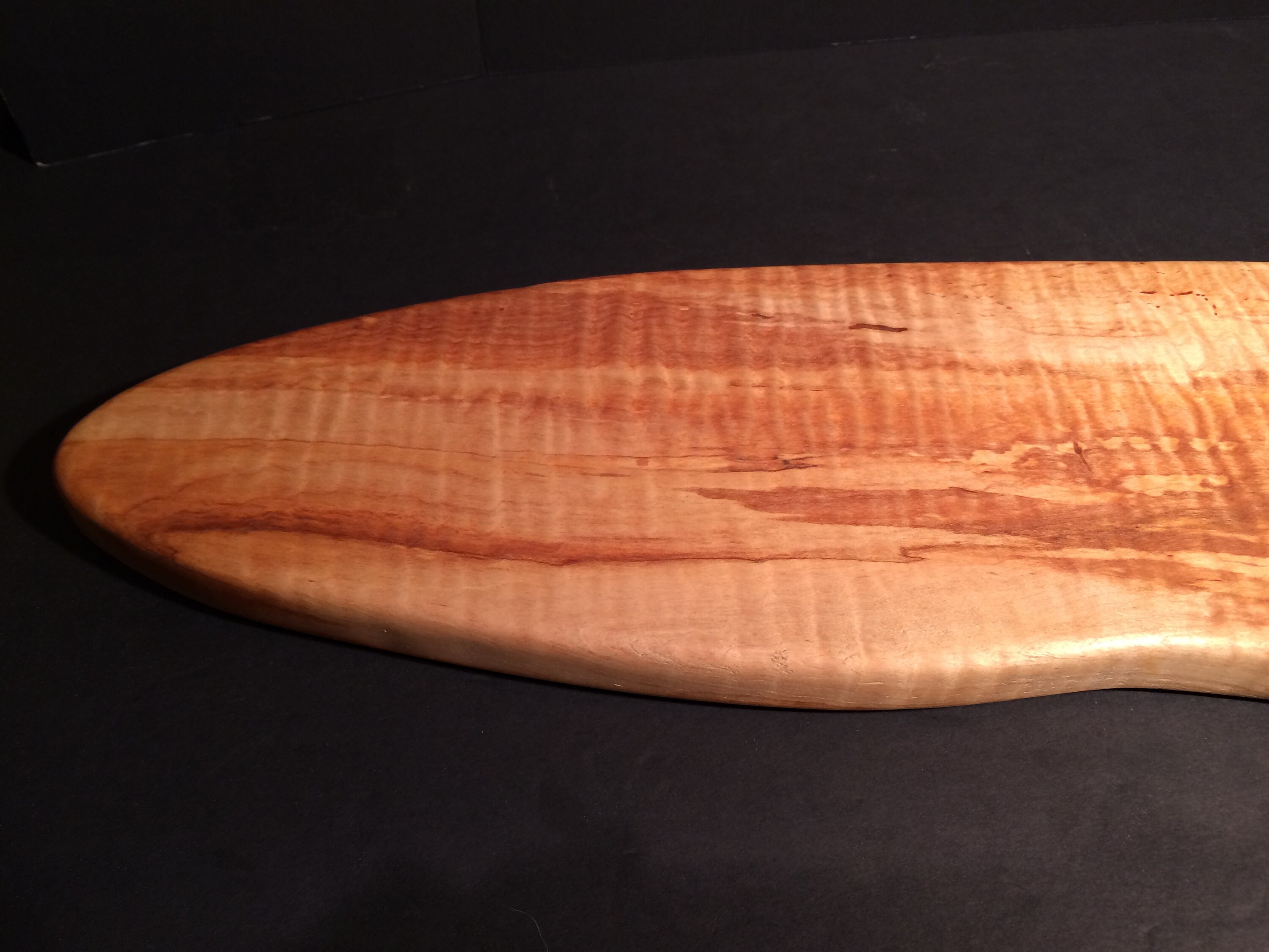 Long and Slender - Tiger/curly Maple With Natural Mineral Stain and ...