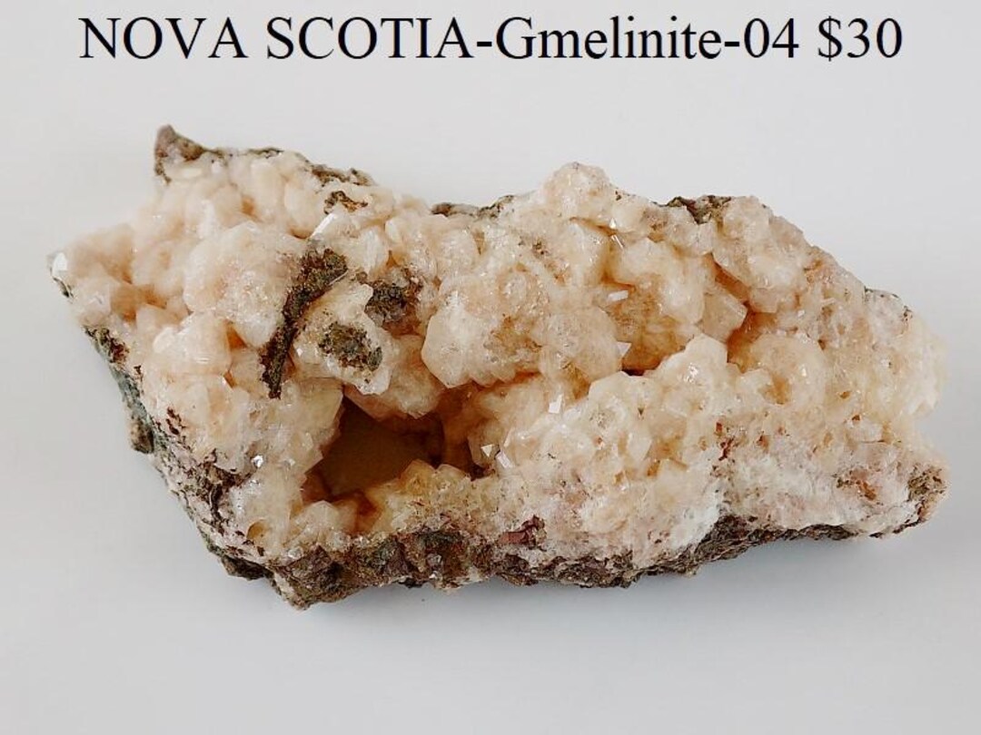 Rocks and Minerals - GMELINITE From Nova Scotia, Canada (NOVA Scotia ...