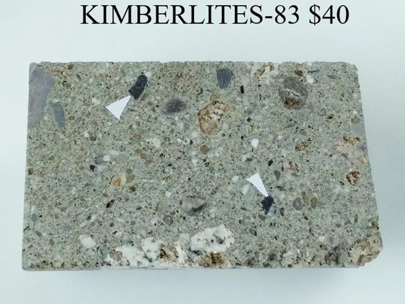Rocks and Minerals - Kimberlite From Ontario, Canada (KIMBERLITE-83) - Etsy