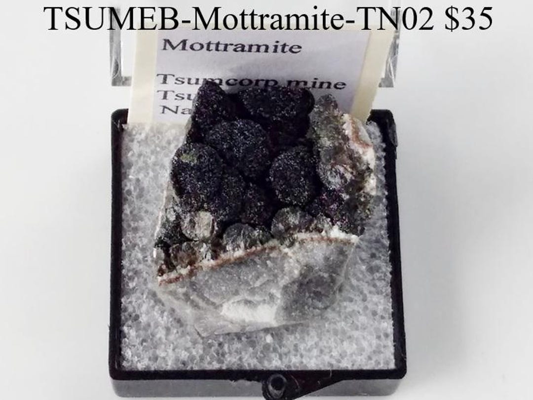 Rocks and Minerals - MOTTRAMITE From Tsumeb, Namibia (tsumeb-mottramite ...
