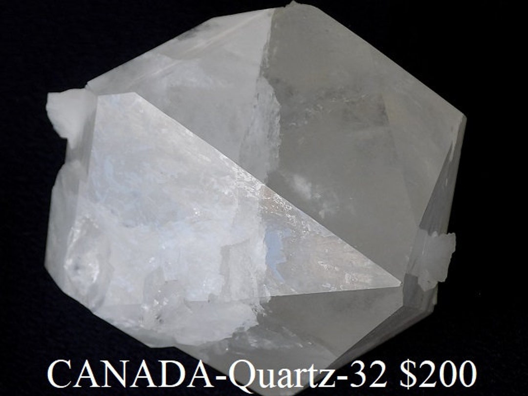 Rocks and Minerals - QUARTZ From Quebec, Canada (canada-quartz-32 ...