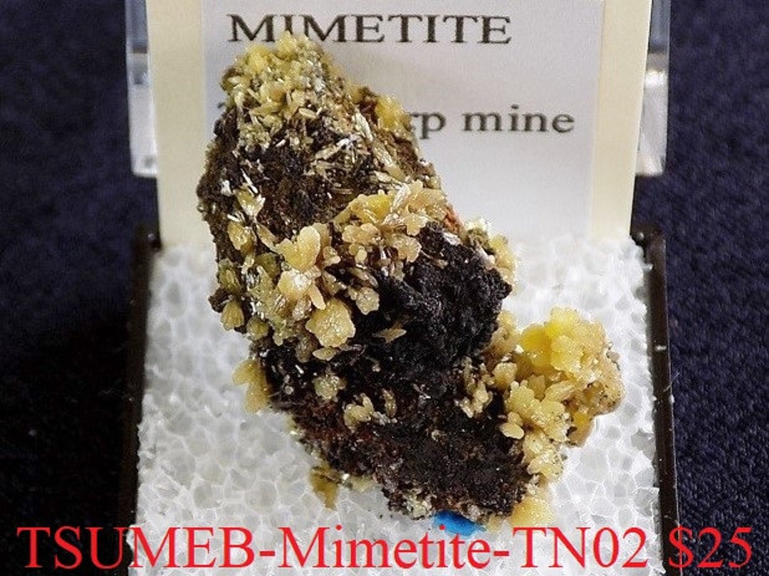 Rocks and Minerals - MIMETITE From Tsumeb, Namibia (tsumeb-mimetite ...