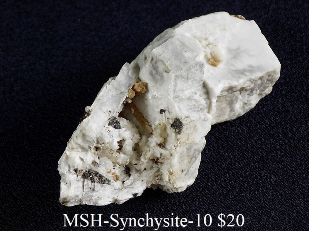 Rocks and Minerals - SYNCHYSITE From Mont Saint-hilaire, Quebec, Canada ...