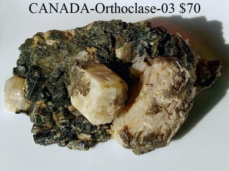 Rocks and Minerals - ORTHOCLASE Feldspar From Quebec, Canada (canada ...