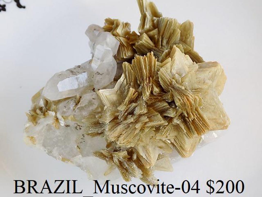 Rocks and Minerals Star MUSCOVITE Mica From Brazil brazil-muscovite-04 ...