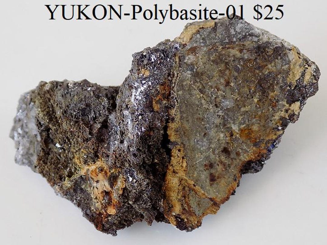Rocks and Minerals Polybasite From Yukon, Canada yukon-polybasite-01 - Etsy