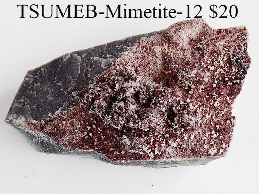 Rocks and Minerals - MIMETITE From Tsumeb, Namibia (tsumeb-mimetite-12 ...