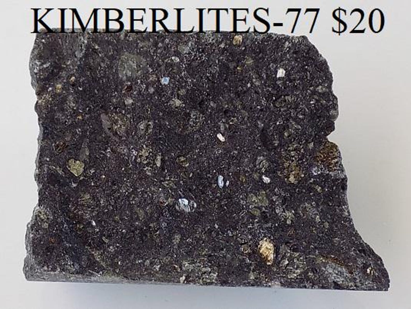 Rocks and Minerals - Kimberlite From Ontario, Canada (KIMBERLITE-77) - Etsy