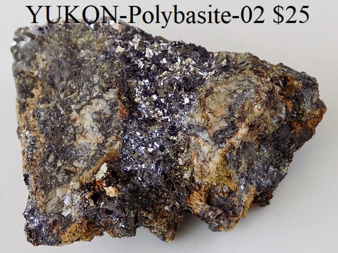 Rocks and Minerals Polybasite From Yukon, Canada yukon-polybasite-02 - Etsy