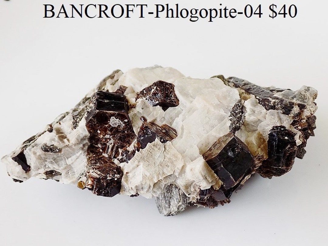 Rocks and Minerals PHLOGOPITE Mica From Ontario, Canada bancroft ...