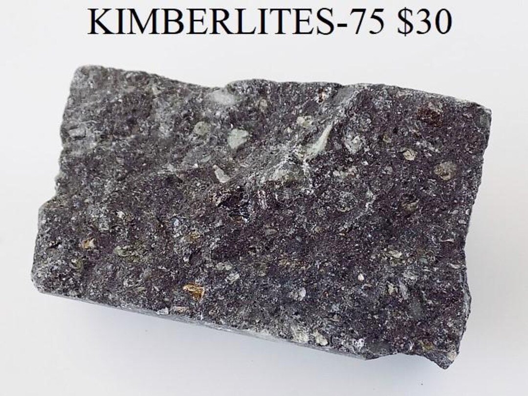 Rocks and Minerals - Kimberlite From Ontario, Canada (KIMBERLITE-75) - Etsy