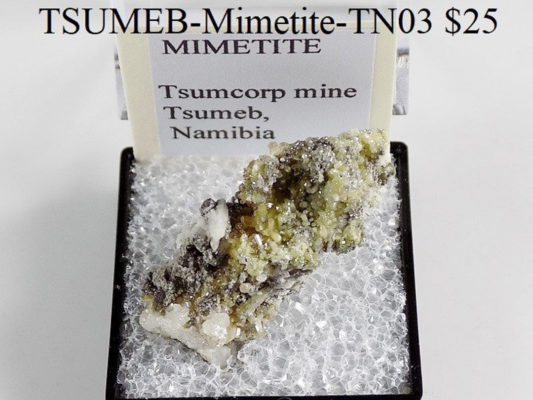 Rocks and Minerals - MIMETITE From Tsumeb, Namibia (tsumeb-mimetite ...
