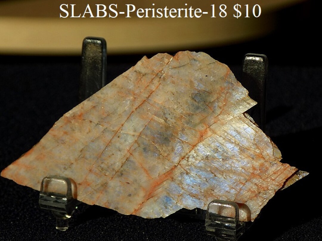 Slabs PERISTERITE From Quadville, Ontario, Canada slabs-peristerite-31 ...