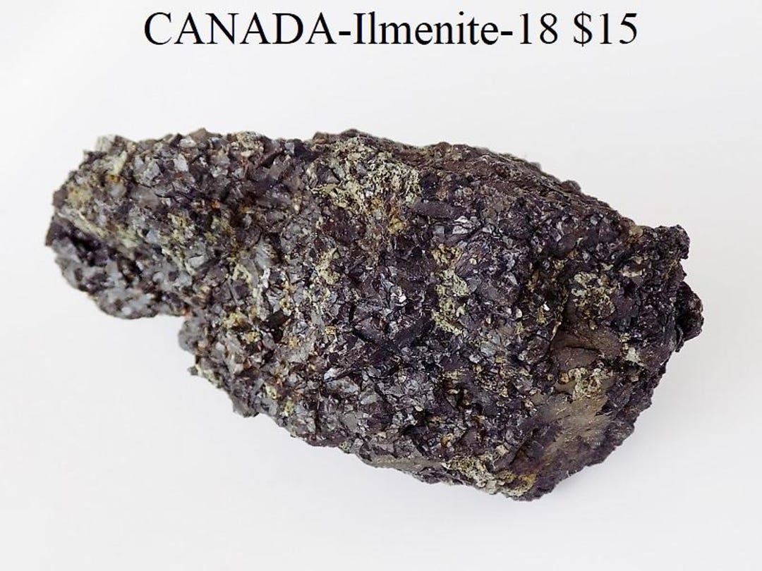 Rocks and Minerals Ilmenite From Quebec, Canada canada-ilmenite-18 - Etsy