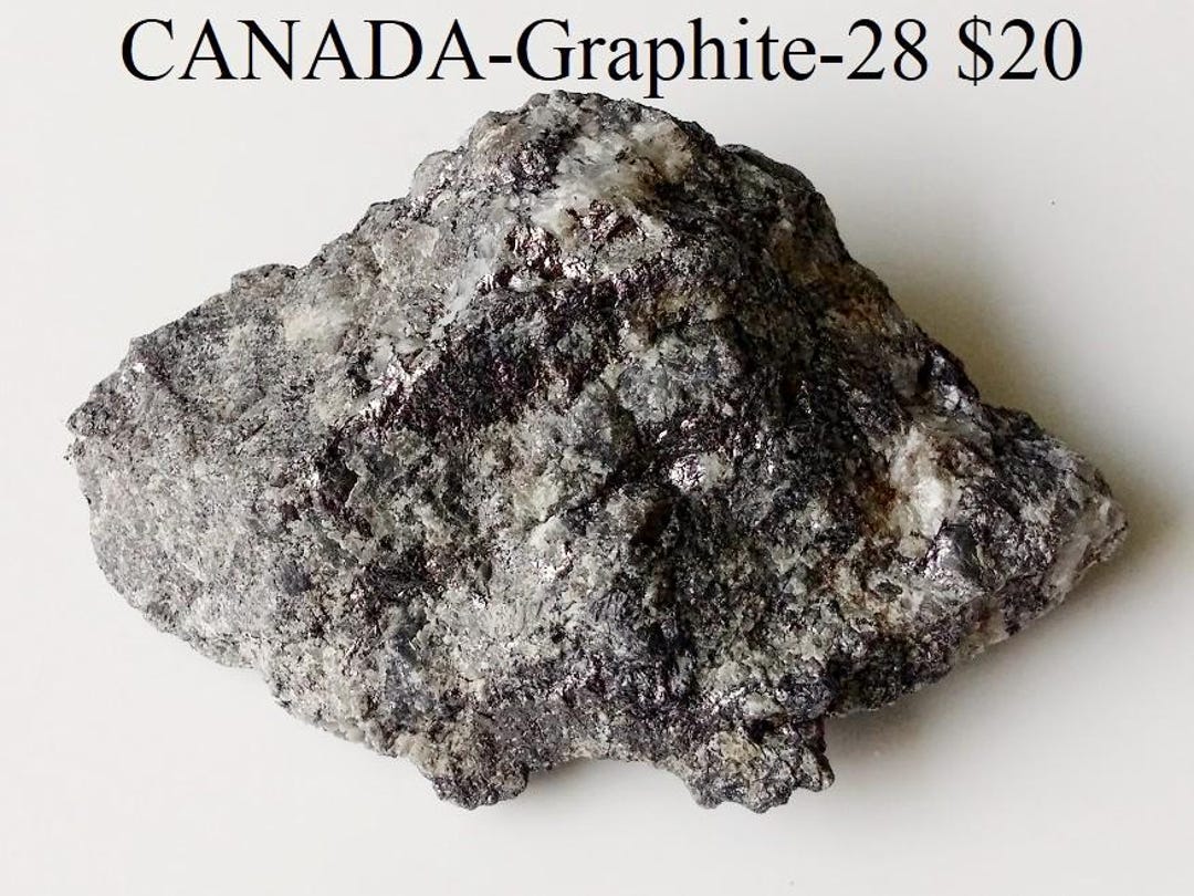 Rocks and Minerals - GRAPHITE From Quebec, Canada (canada-graphite-28 ...
