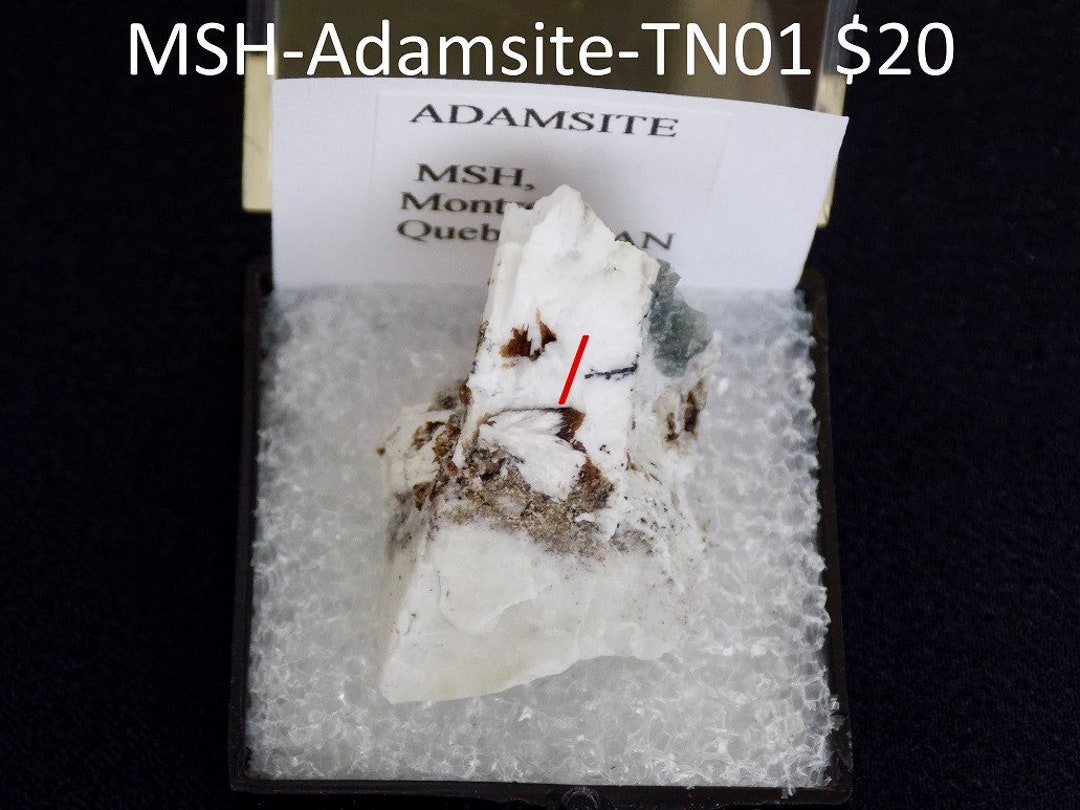 Rocas y minerales: ADAMSITE de Mont Saint-Hilaire Quebec - Etsy España