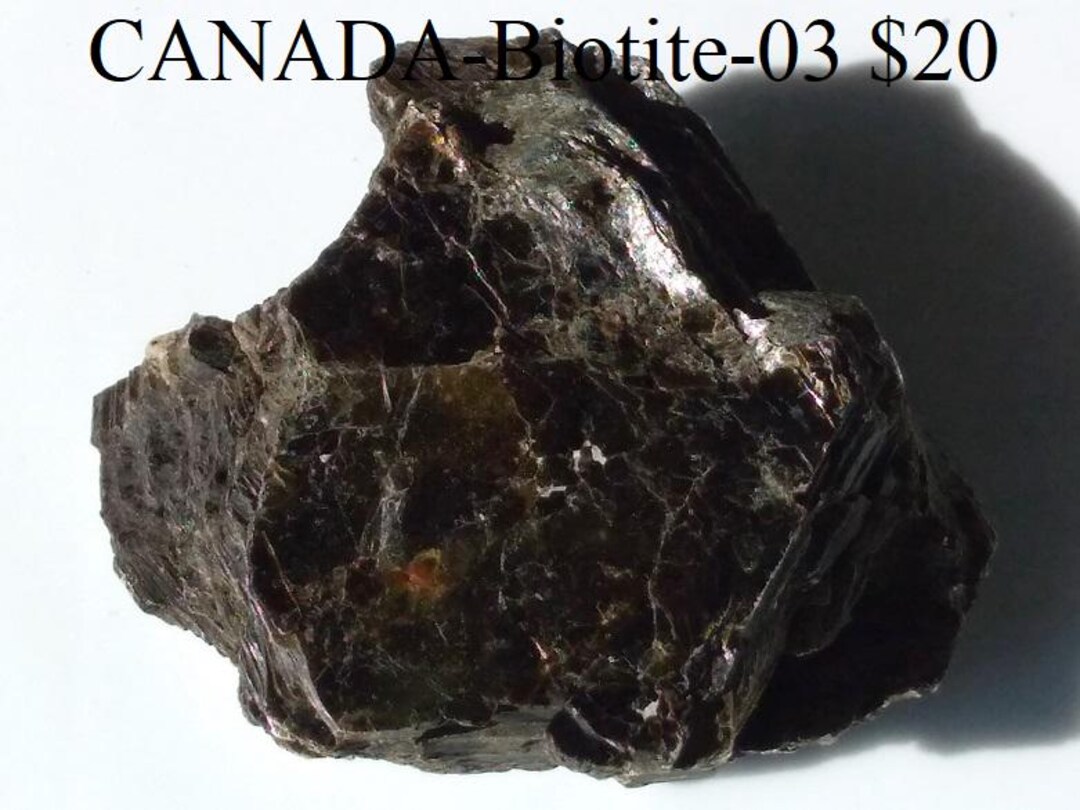 Rocks and Minerals - BIOTITE Mica From Ontario, Canada (canada-biotite ...