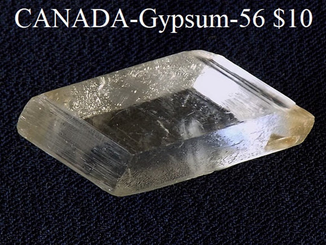 Rocks and Minerals Gypsum From Manitoba, Canada canada-gypsum-56 - Etsy