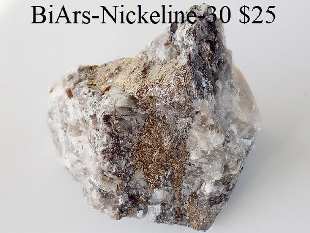 Rocks and Minerals NICKELINE From Ontario, Canada biars-nickeline-30 - Etsy