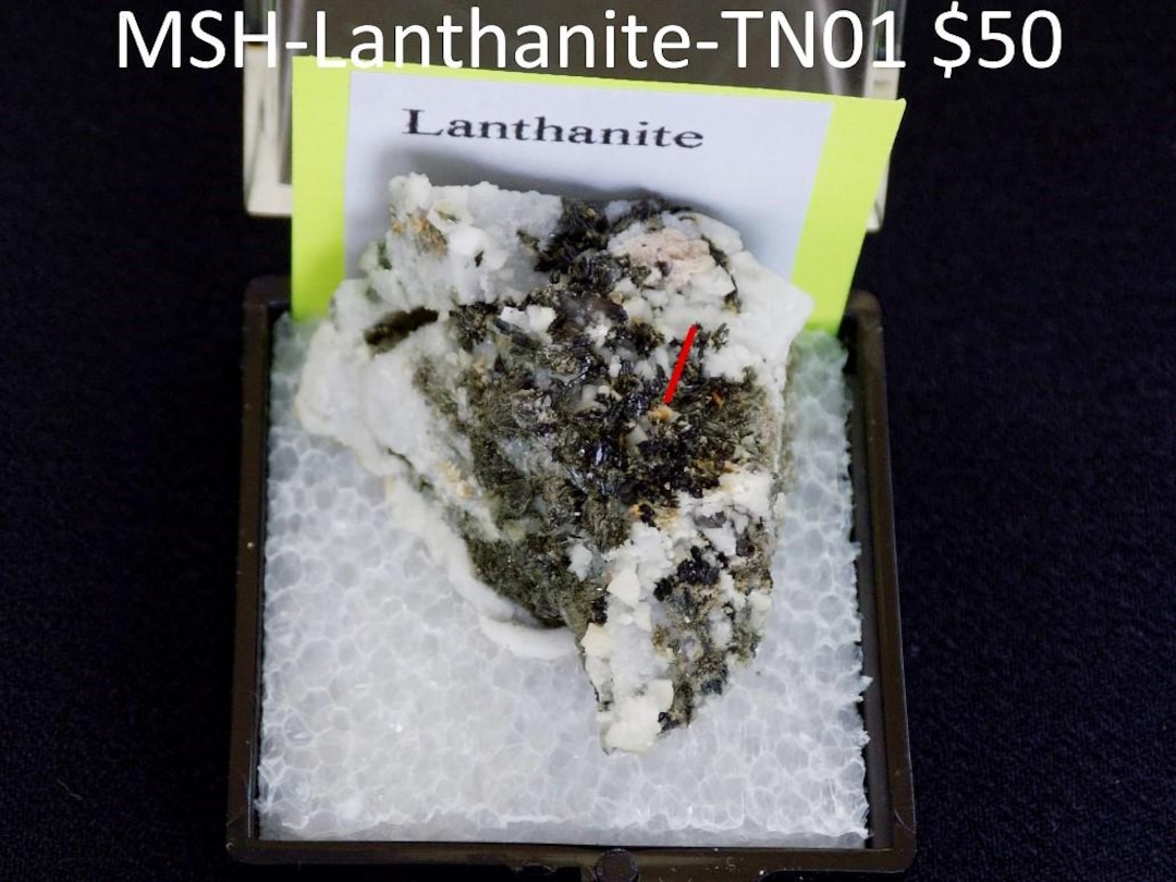 Rocks and Minerals Lanthanite From Mont Saint-hilaire, Canada msh ...