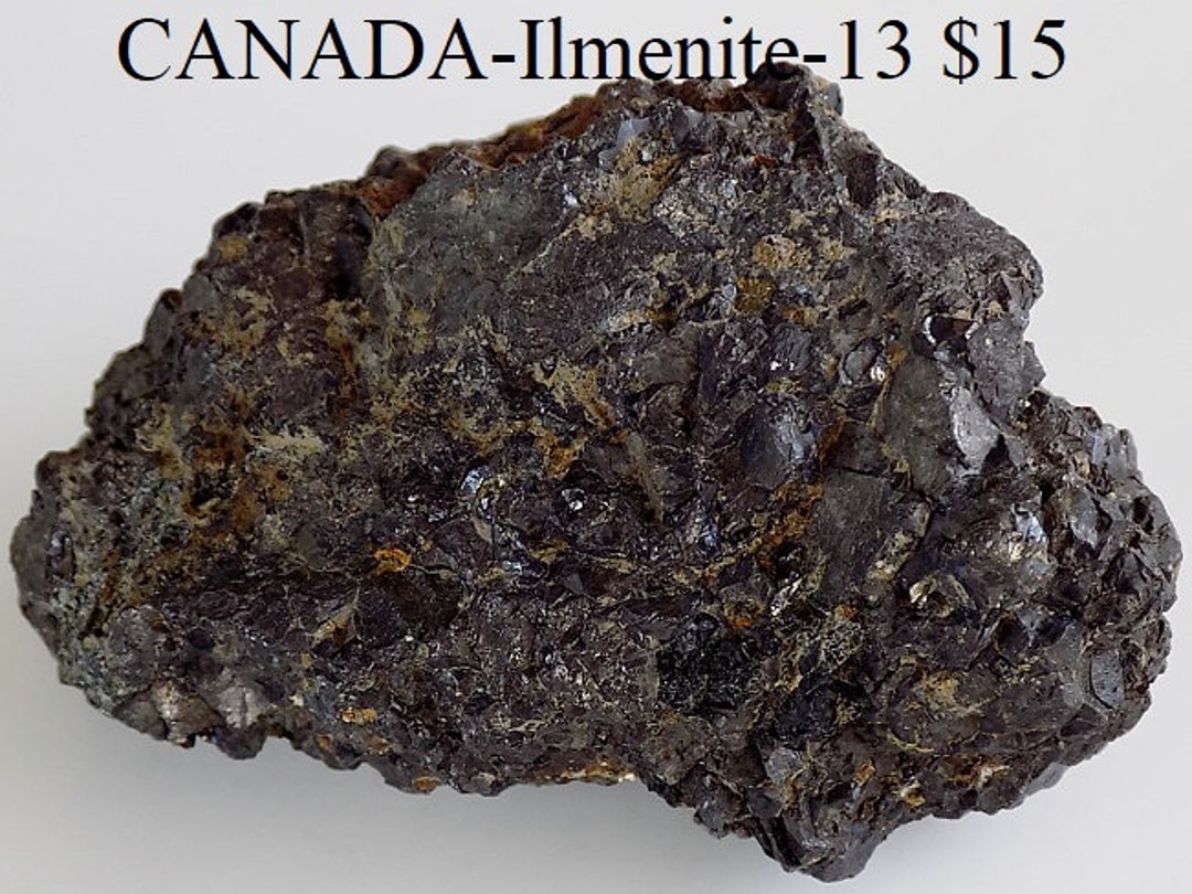 Rocks and Minerals ILMENITE From Quebec Canada - Etsy