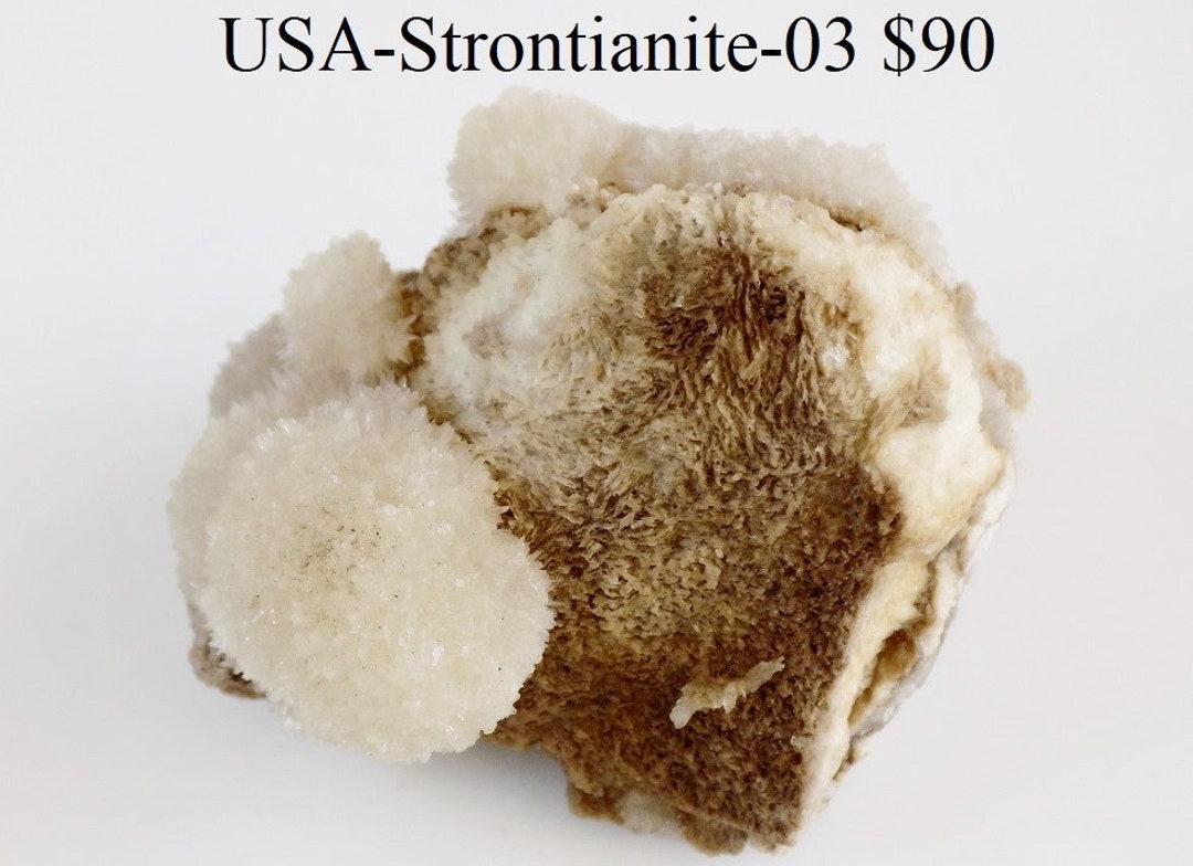 Rocks and Minerals STRONTIANITE From Illinois, USA usa-strontianite-03 ...