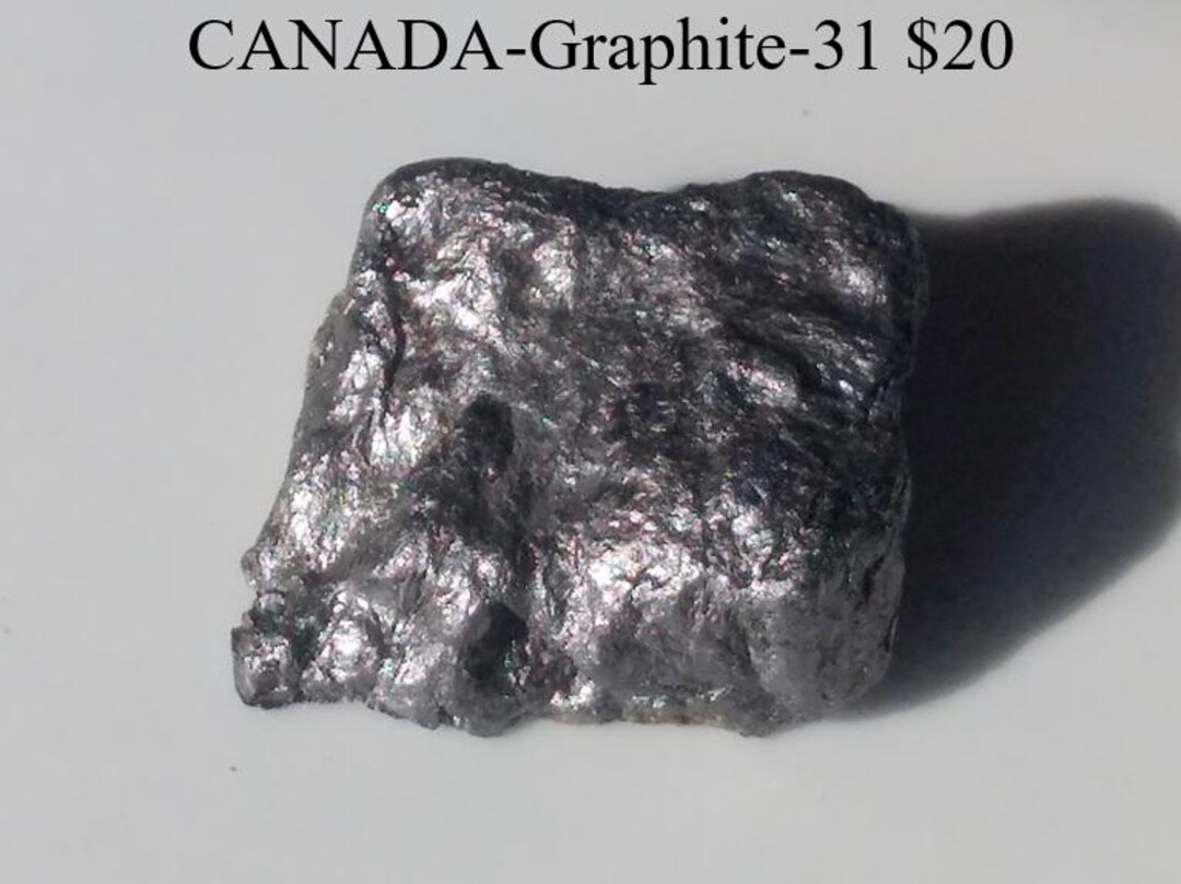 Rocks and Minerals - GRAPHITE From Quebec, Canada (canada-graphite-31 ...