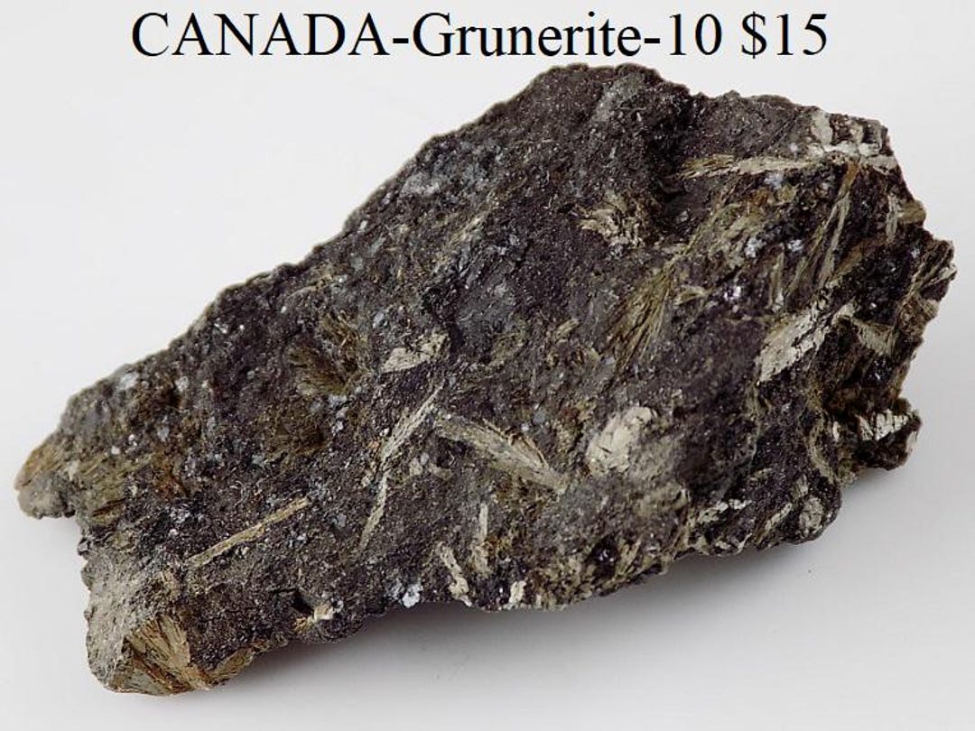 Rocks and Minerals Grunerite From Ontario, Canada canada-grunerite-10 ...